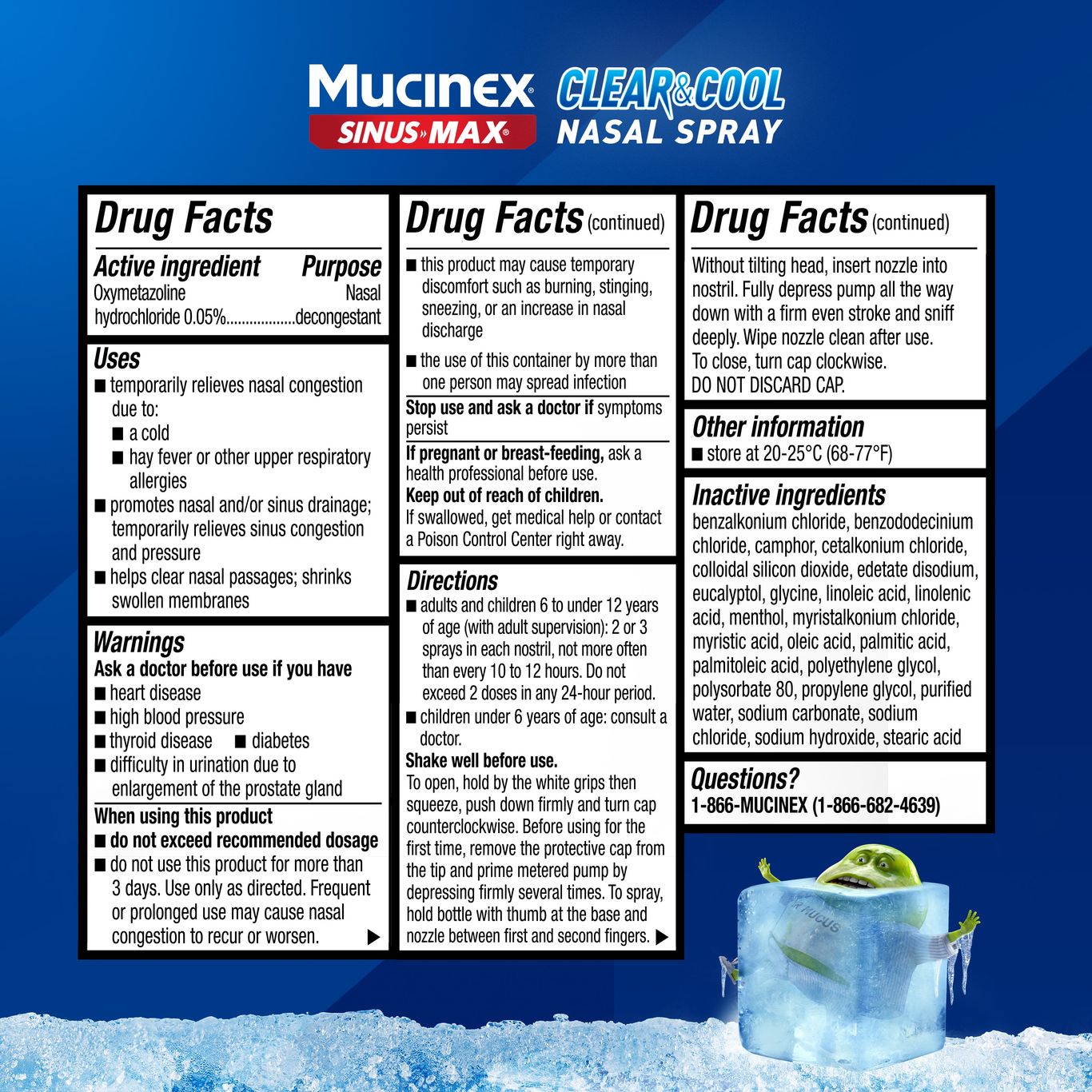 Mucinex Rapid+Clear & Sinus-Max Spray | Cold & Sinus Relief | Mucinex USA